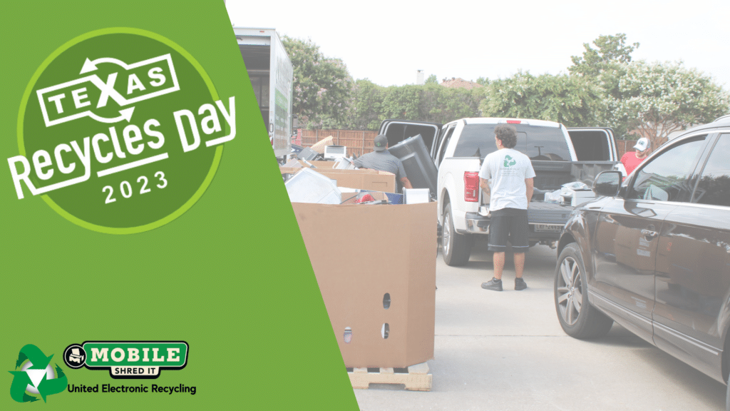 Texas Recycles Day- City of Plano - United Electronic Recycling