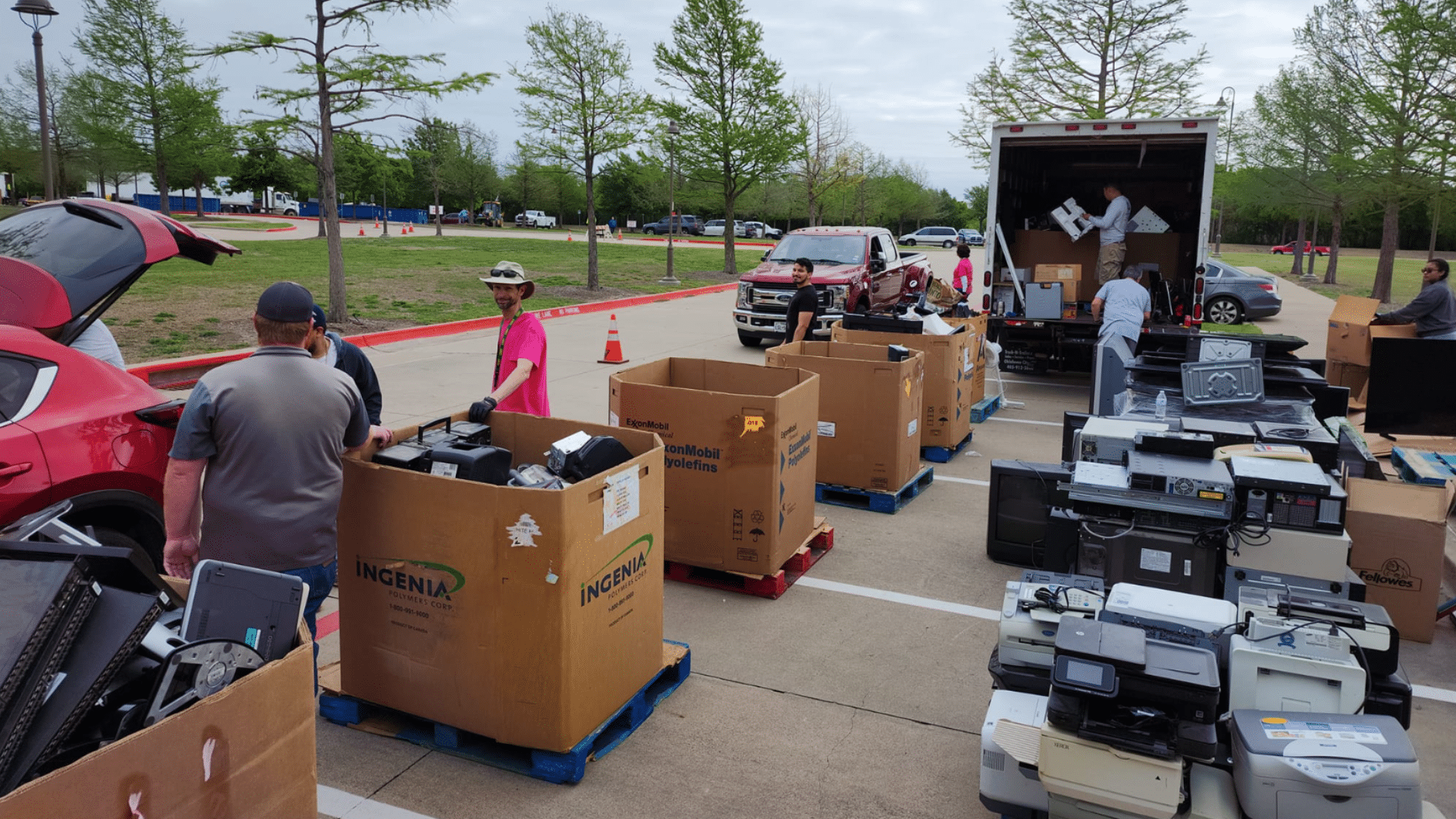 Electronic Recycling Event in Murphy, TX - United Electronic Recycling